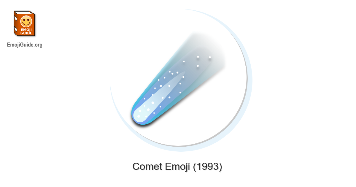 ☄️ Comet Emoji – Meaning, Pictures, Codes – 📕 EmojiGuide