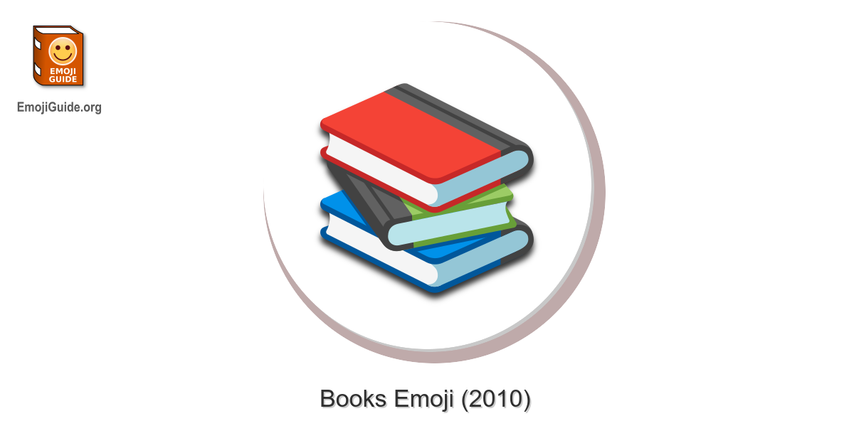 📚 Books Emoji – Meaning, Pictures, Codes – 📕 EmojiGuide