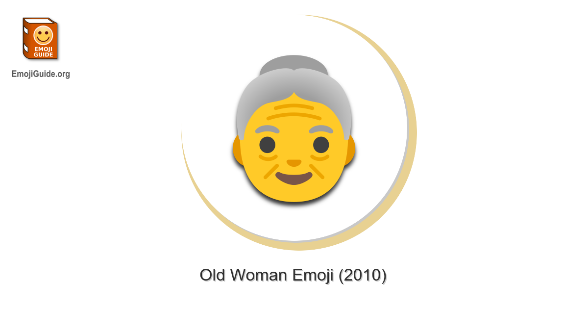 Old Woman Emoticon Animated