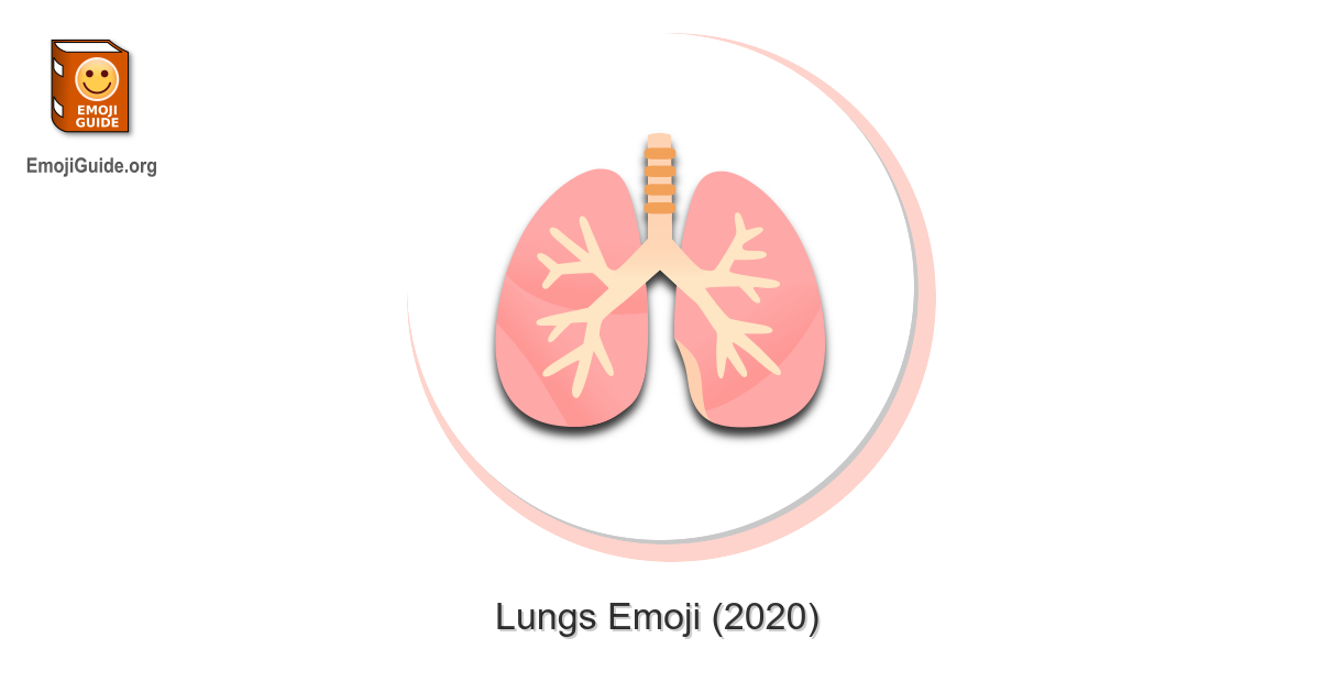 🫁 Lungs Emoji – Meaning, Pictures, Codes – 📕 EmojiGuide