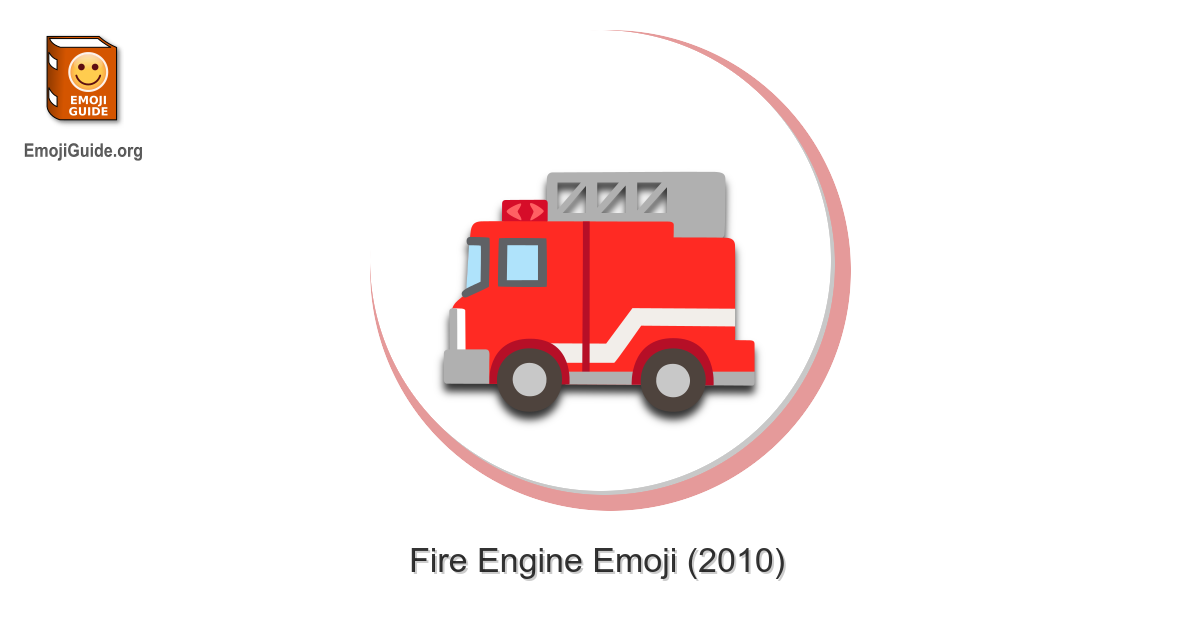 🚒 Fire Engine Emoji – Meaning, Pictures, Codes