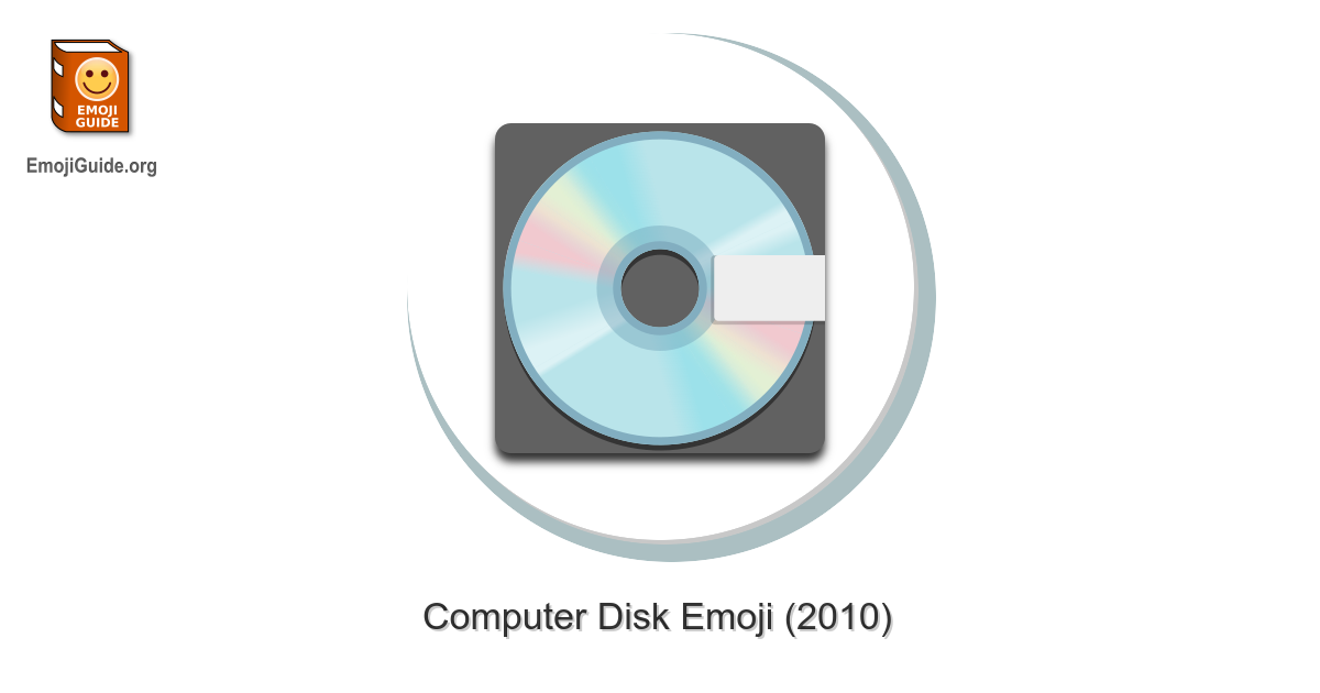 💽 Computer Disk Emoji – Meaning, Pictures, Codes