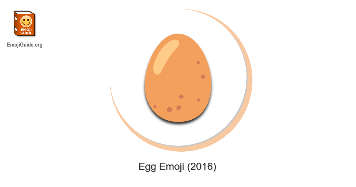 🥚 Egg Emoji – Meaning, Pictures, Codes – 📕 EmojiGuide
