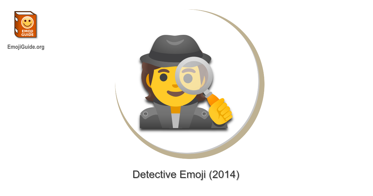 🕵️ Detective Emoji – Meaning and Pictures – 📕 EmojiGuide