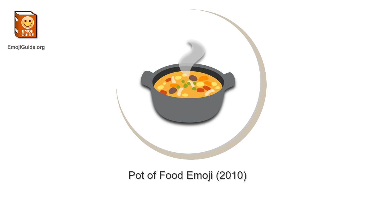 🍲 Pot of Food Emoji – Meaning, Pictures, Codes