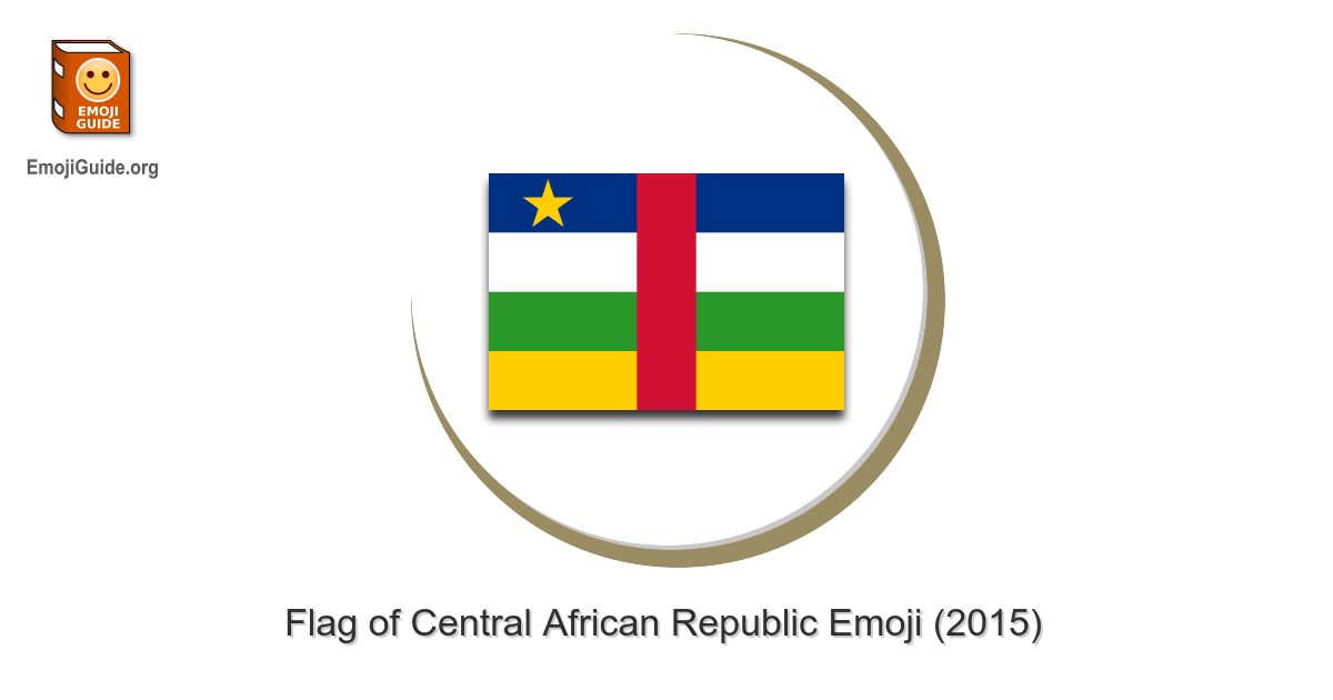 🇨🇫 Flag: Central African Republic Emoji – 📕 EmojiGuide