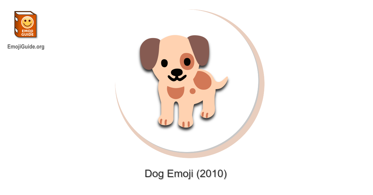 🐕 Dog Emoji – Meaning, Pictures, Codes – 📕 EmojiGuide