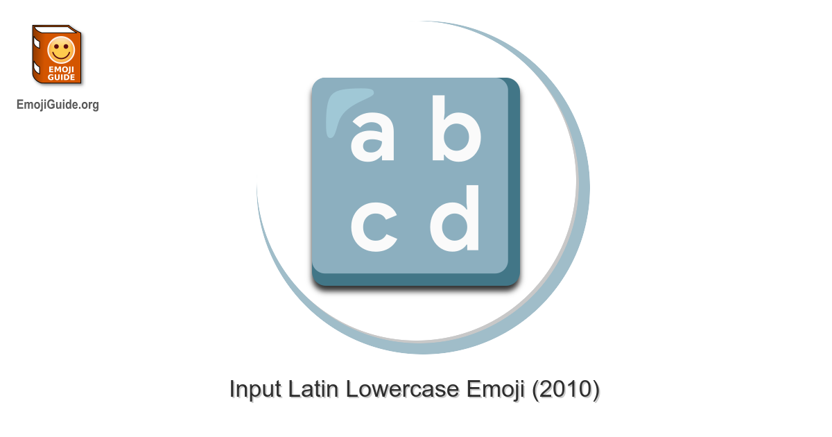 🔡 Input Latin Lowercase Emoji – Meaning, Pictures, Codes