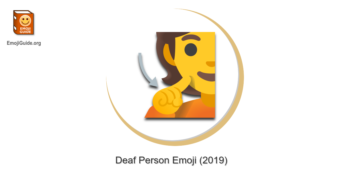 🧏 Deaf Person Emoji – Meaning, Pictures, Codes